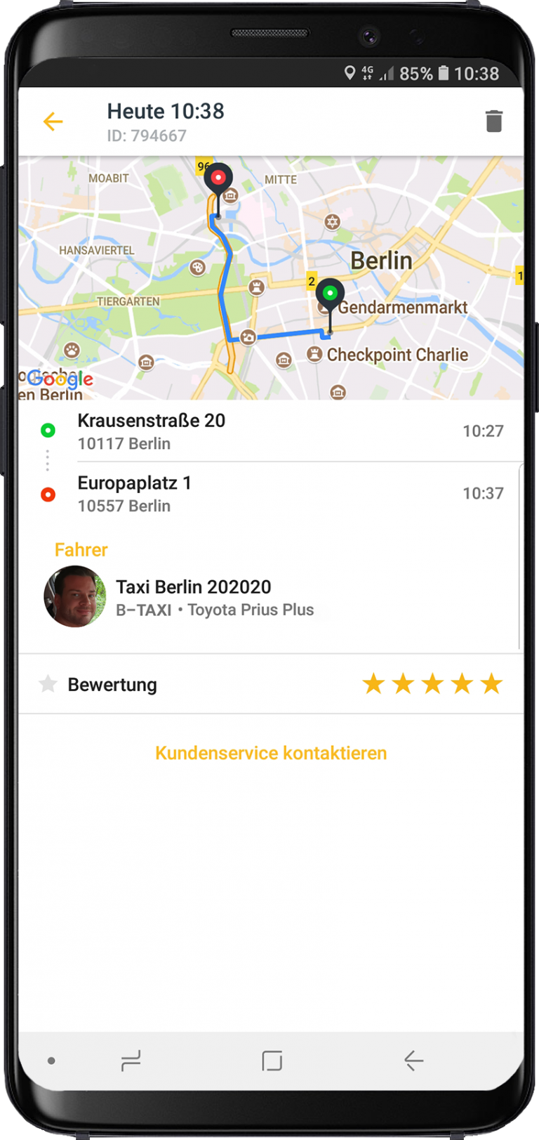 taxi.eu - Die Taxi-App für Europa - Taxibestellung einfach und schnell