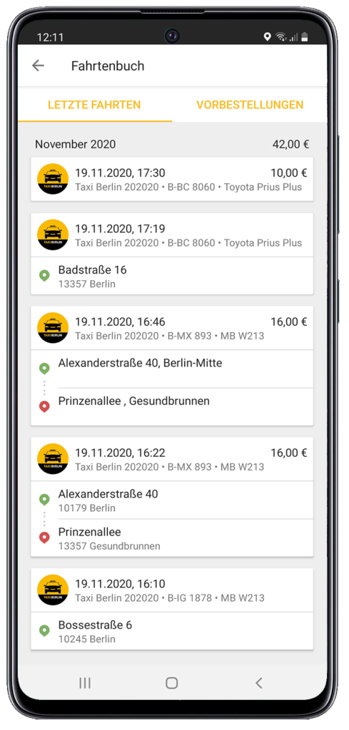 taxi.eu - Die Taxi-App für Europa - Taxibestellung einfach und schnell